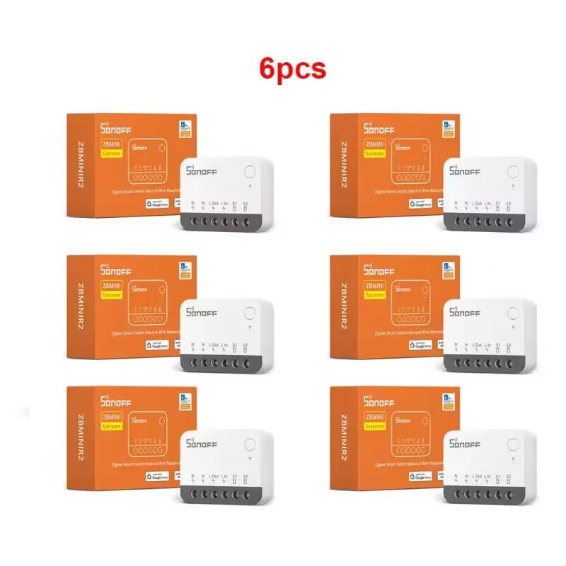 SONOFF ZBMINIR2 6шт. Zigbee умный выключатель