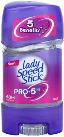 Дезодорант Lady Speed Stick 5 Benefits, гель, 65 г
