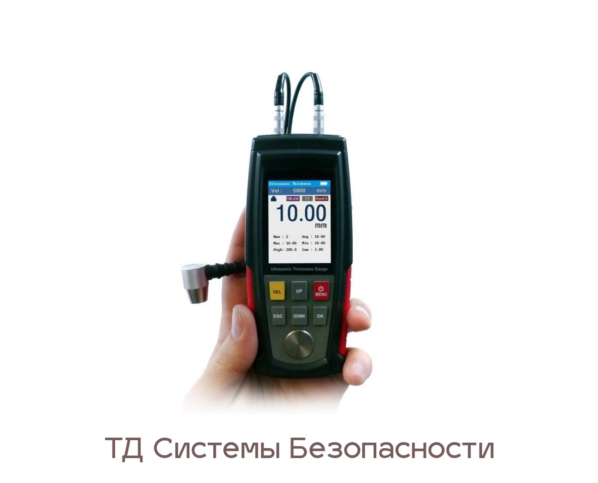 Hti-WT 100A (черн) (E1828EU) ультразвуковой толщиномер для измерения толщины материалов из металла, пластмассы, керамики, стекла и пр.