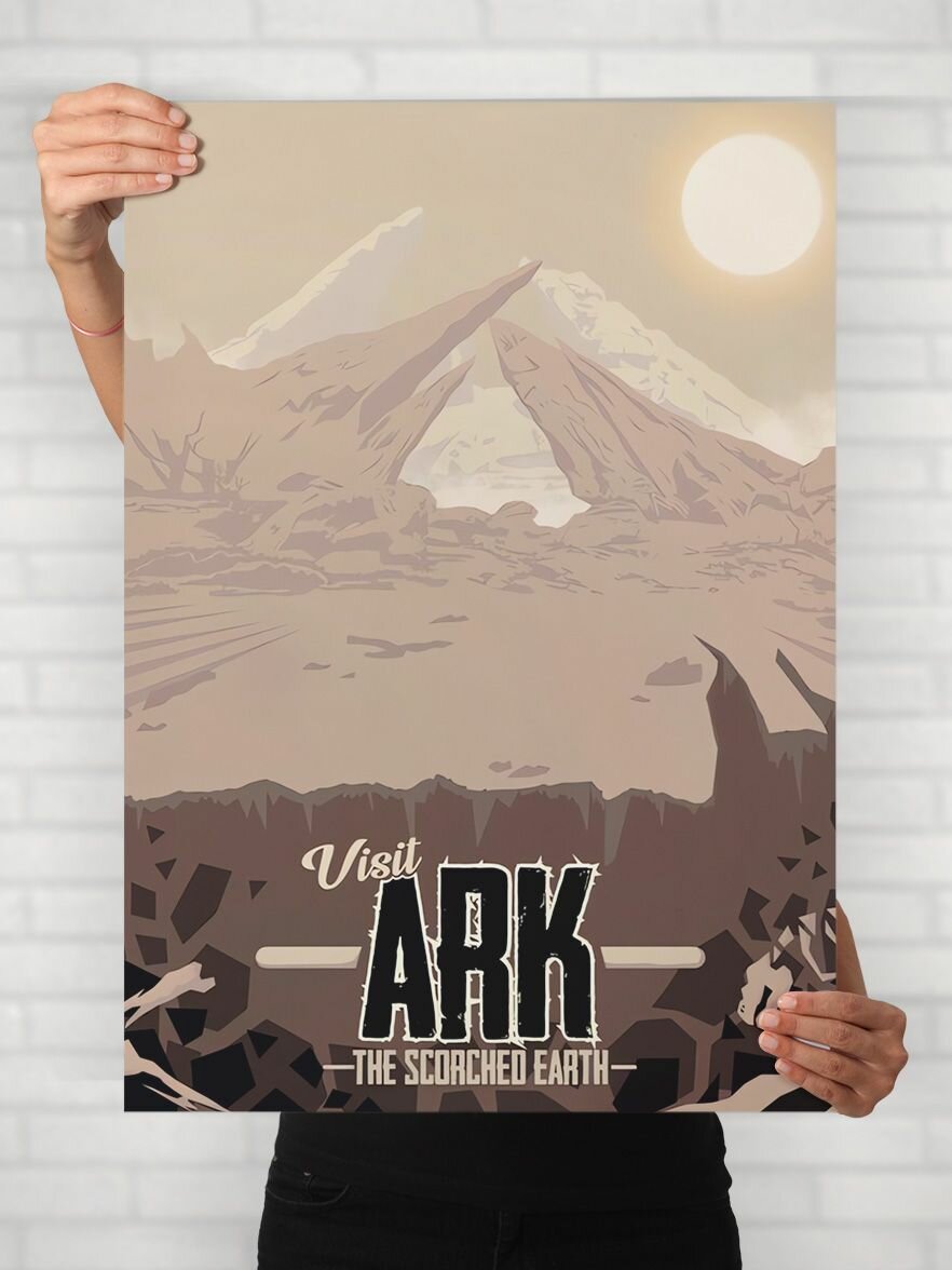 Плакат на стену для интерьера Арк Сурвайвал Эволв (ARK Survival Evolved 14) - Постер по игре формата A1 (61x84 см)