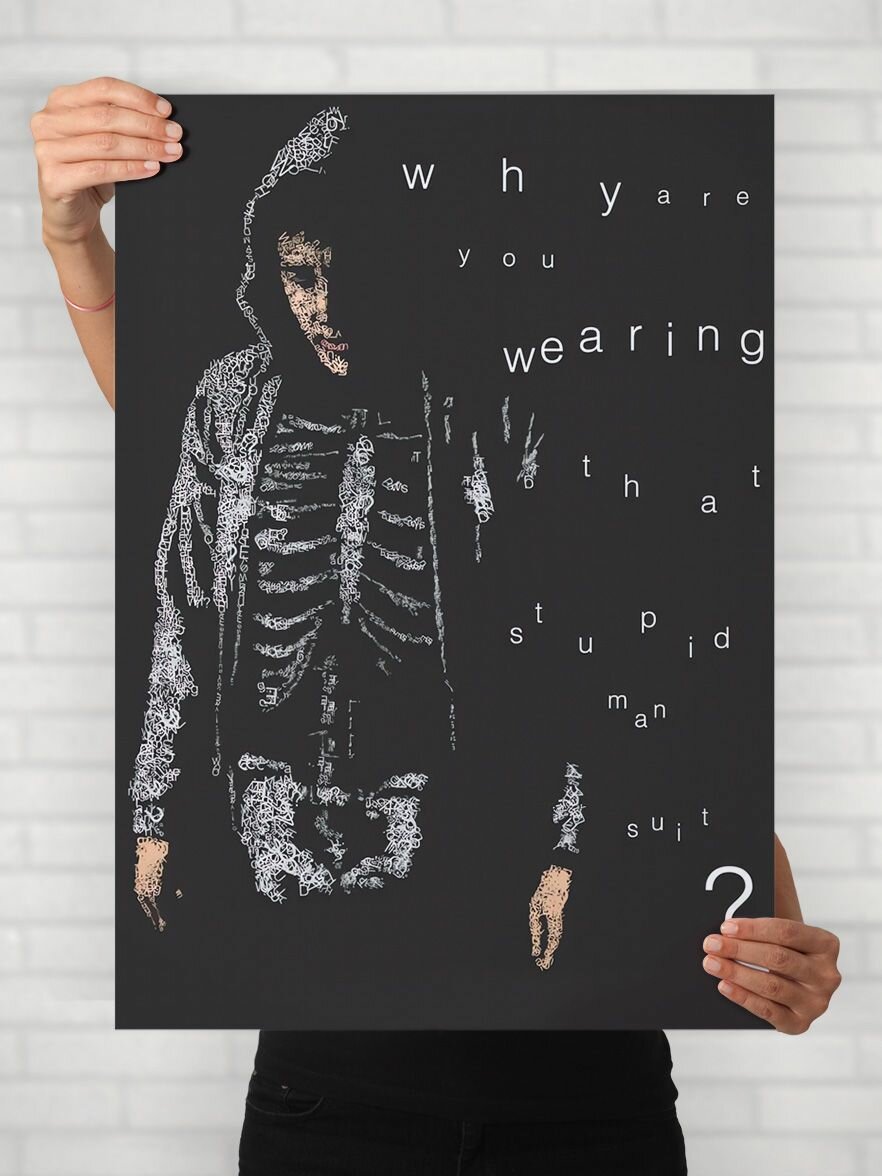 Плакат на стену для интерьера Donnie Darko (Донни Дарко 7) - Постер по фильму кино формата А1 (60x84 см)