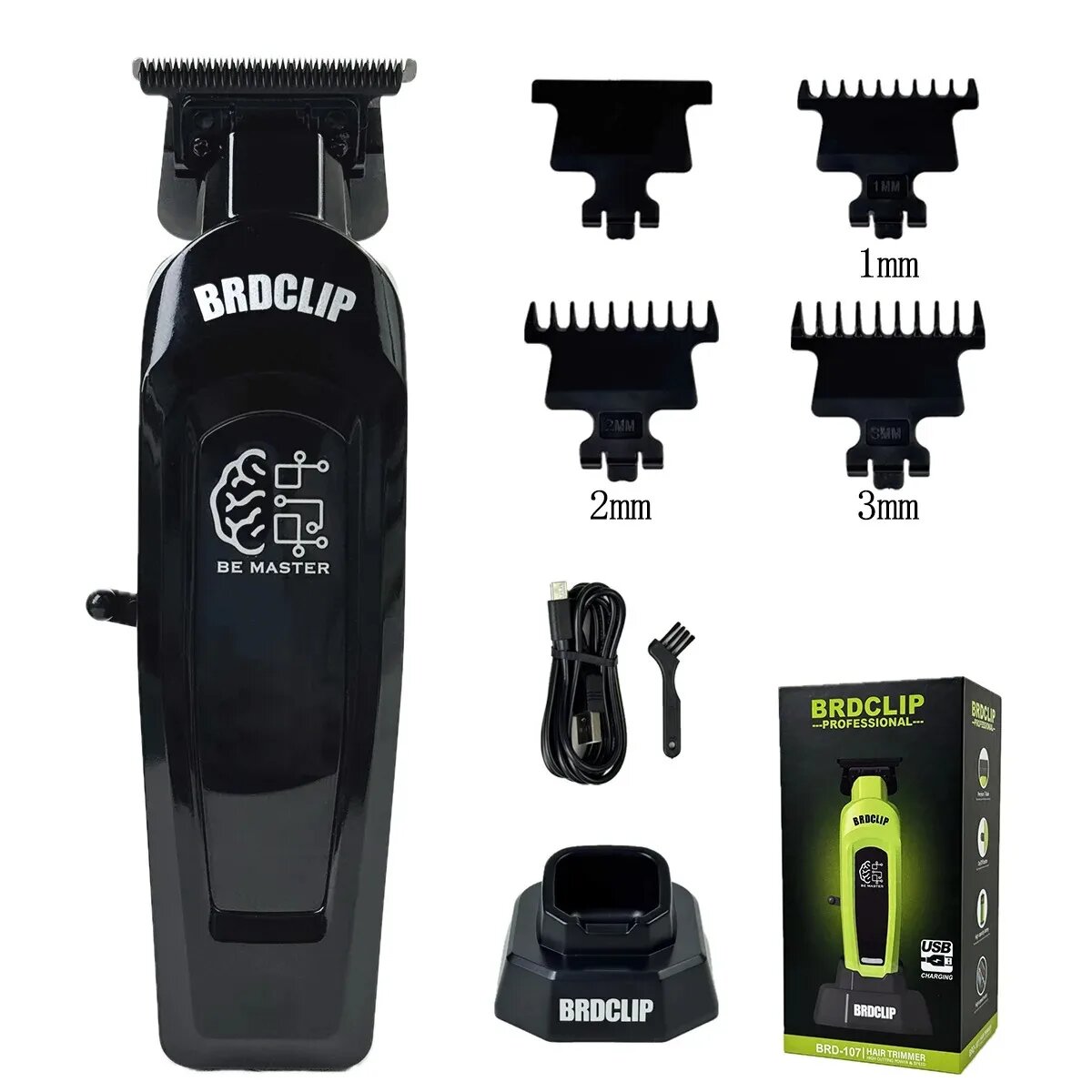 Триммер для волос BRDCLIP BRD-107 Black