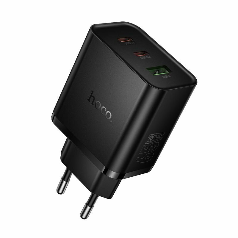 Зарядка Hoco 65W; 1U+2C; GaN; N75