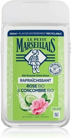 Средство для душа Le Petit Marseillais Rose Bio & Cucumber Bio, 250 мл