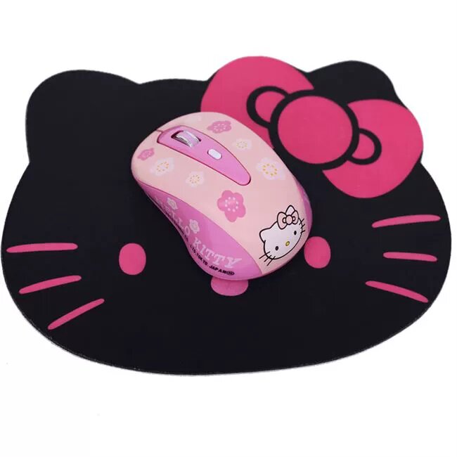 Беспроводная мышь Hello Kitty KT, бесшумная, милая, розовая, для девочек, для ноутбука и ПК, универсальная, Bluetooth,