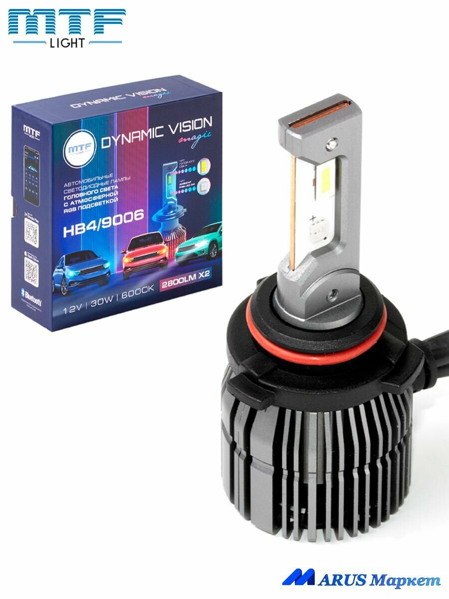 Светодиодные лампы MTF Light HB4 (9006) Dynamic Vision Magic 6000К