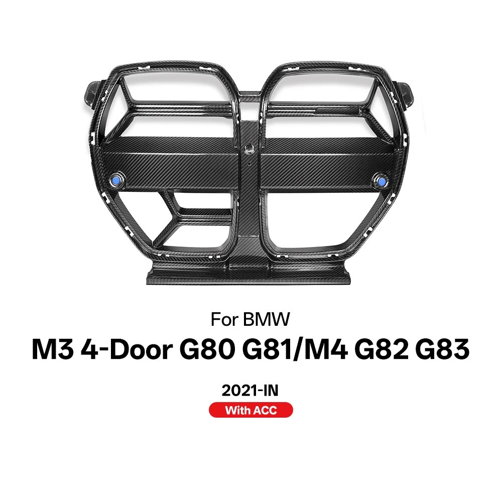 Решетки переднего бампера для BMW G80 G81 M3 G82 G83 M4 2021-IN CSL Style Реальный сухой With ACC