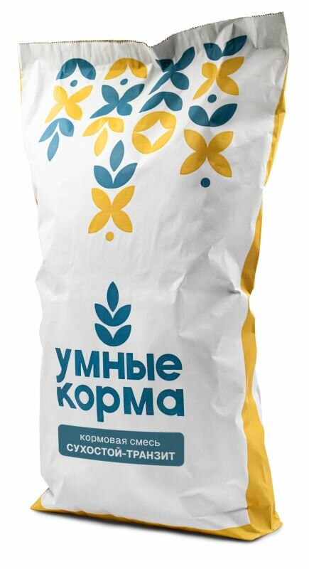 Премикс умные корма для КРС Сухостой-Транзит 1 , мешок 20 кг (Кислые Соли)