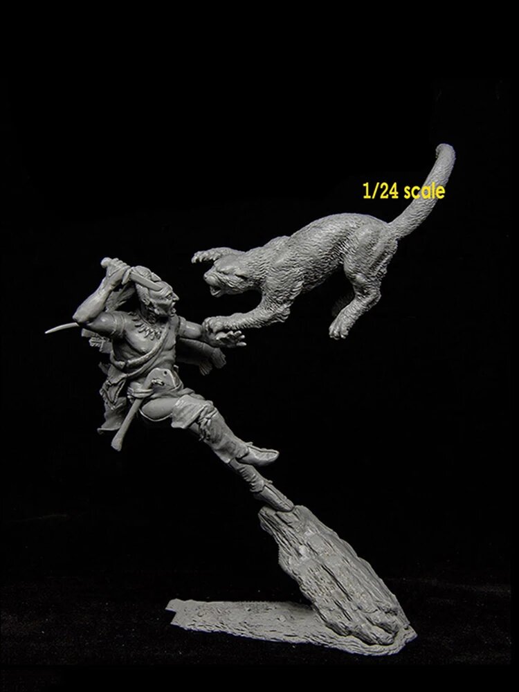 Миниатюрная фигурка воина MALIFAUX 1/24 из смолы