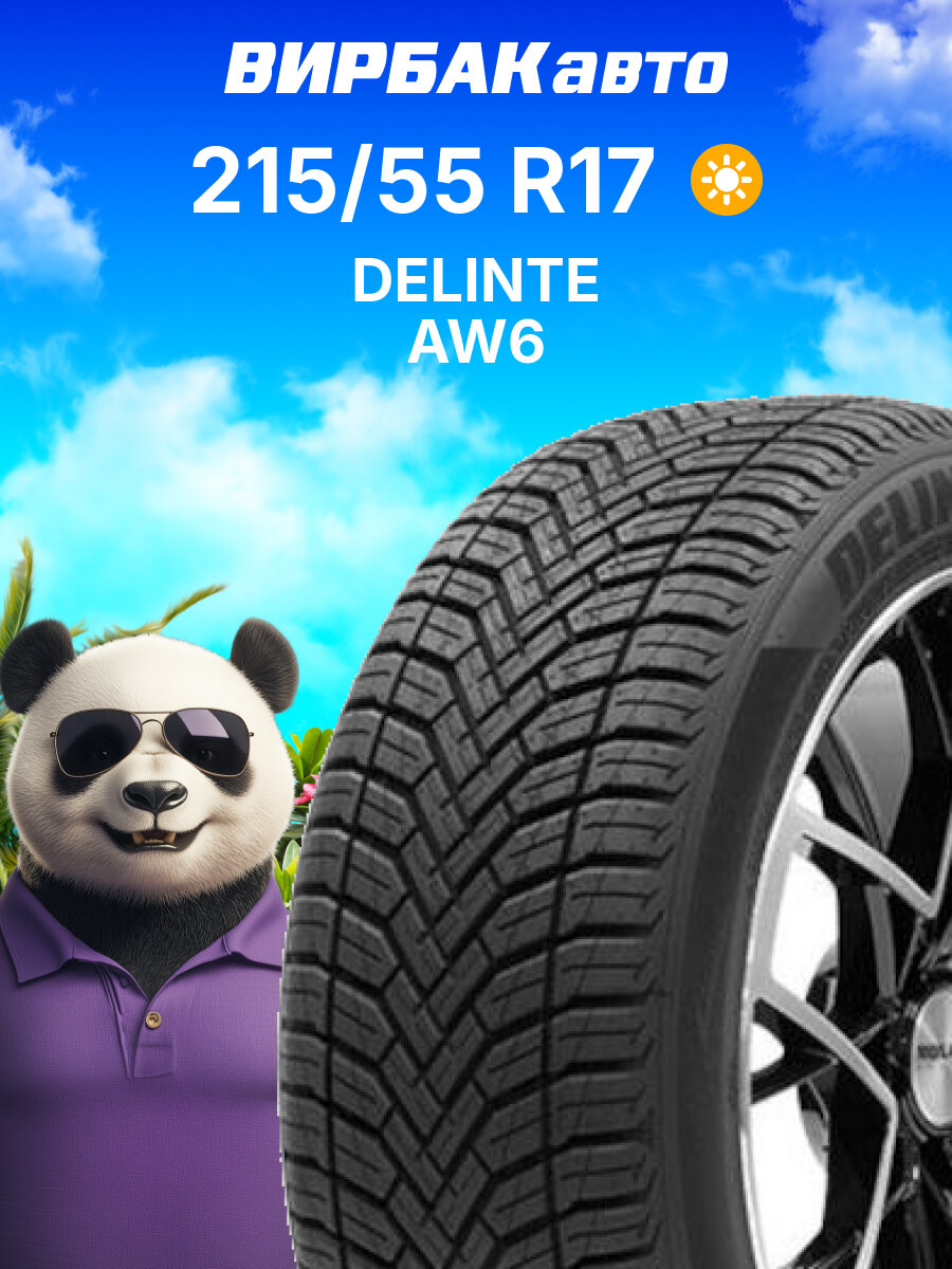 Летние шины DELINTE AW6 215/55R17 98W, летняя автомобильная резина