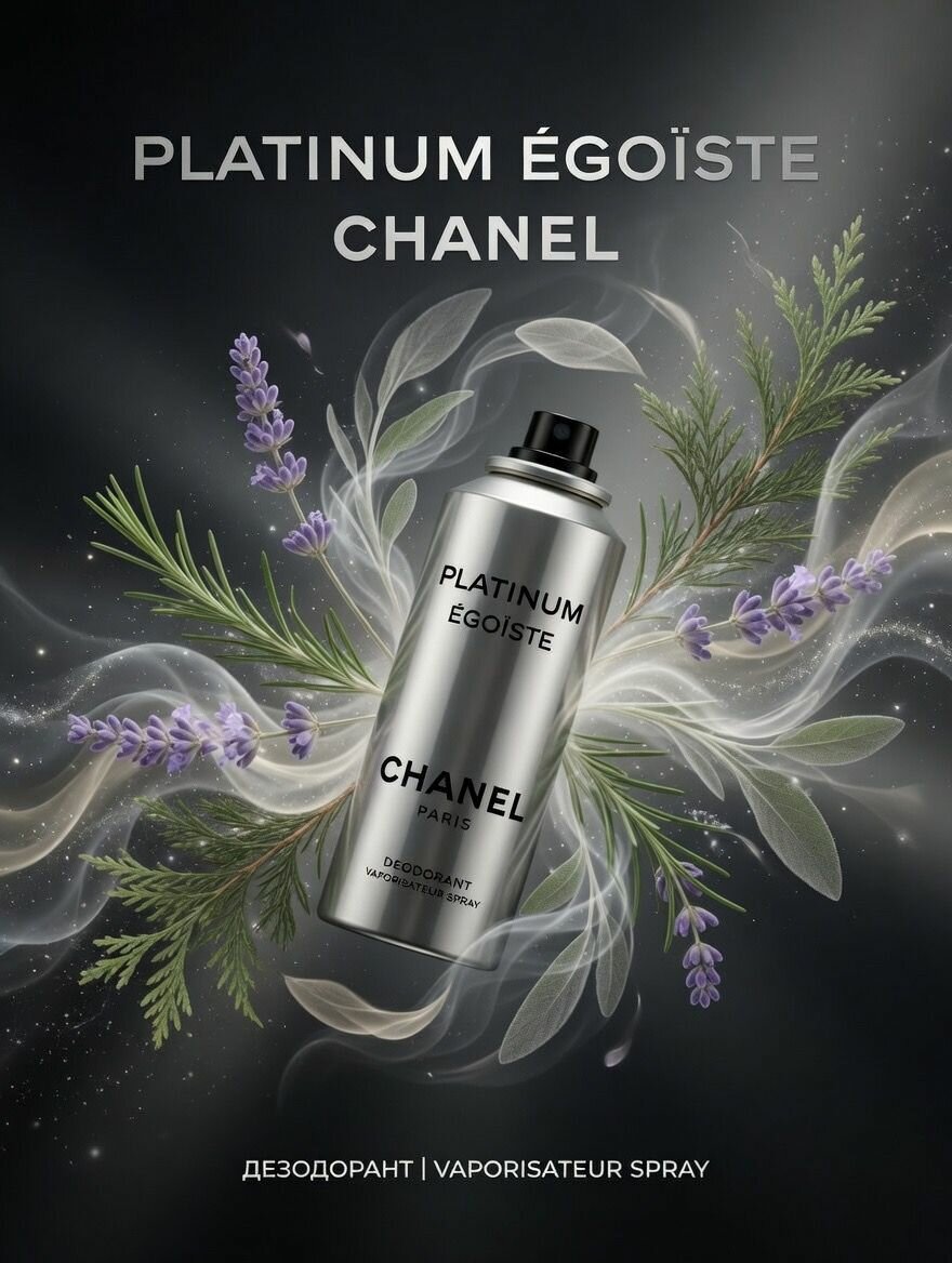 Chanel Egoiste Platinum Эгоист Платинум дезодорант 200мл