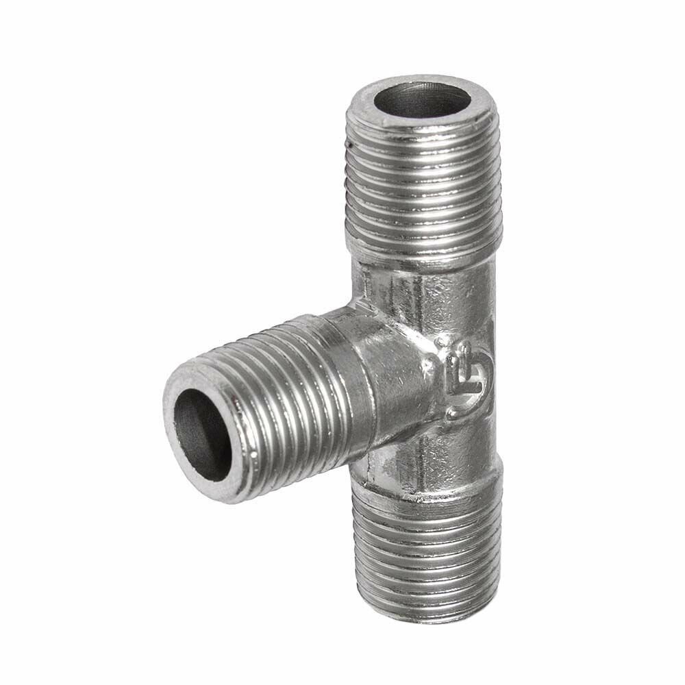 PI TOOLS Фитинг тройник T-1/8MMM резьбовой, для труб. Арт. 0663
