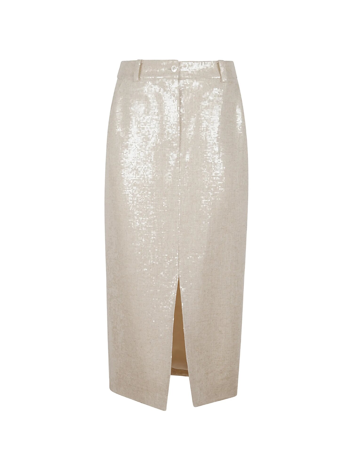 Юбка Sequin-embellished slit midi skirt