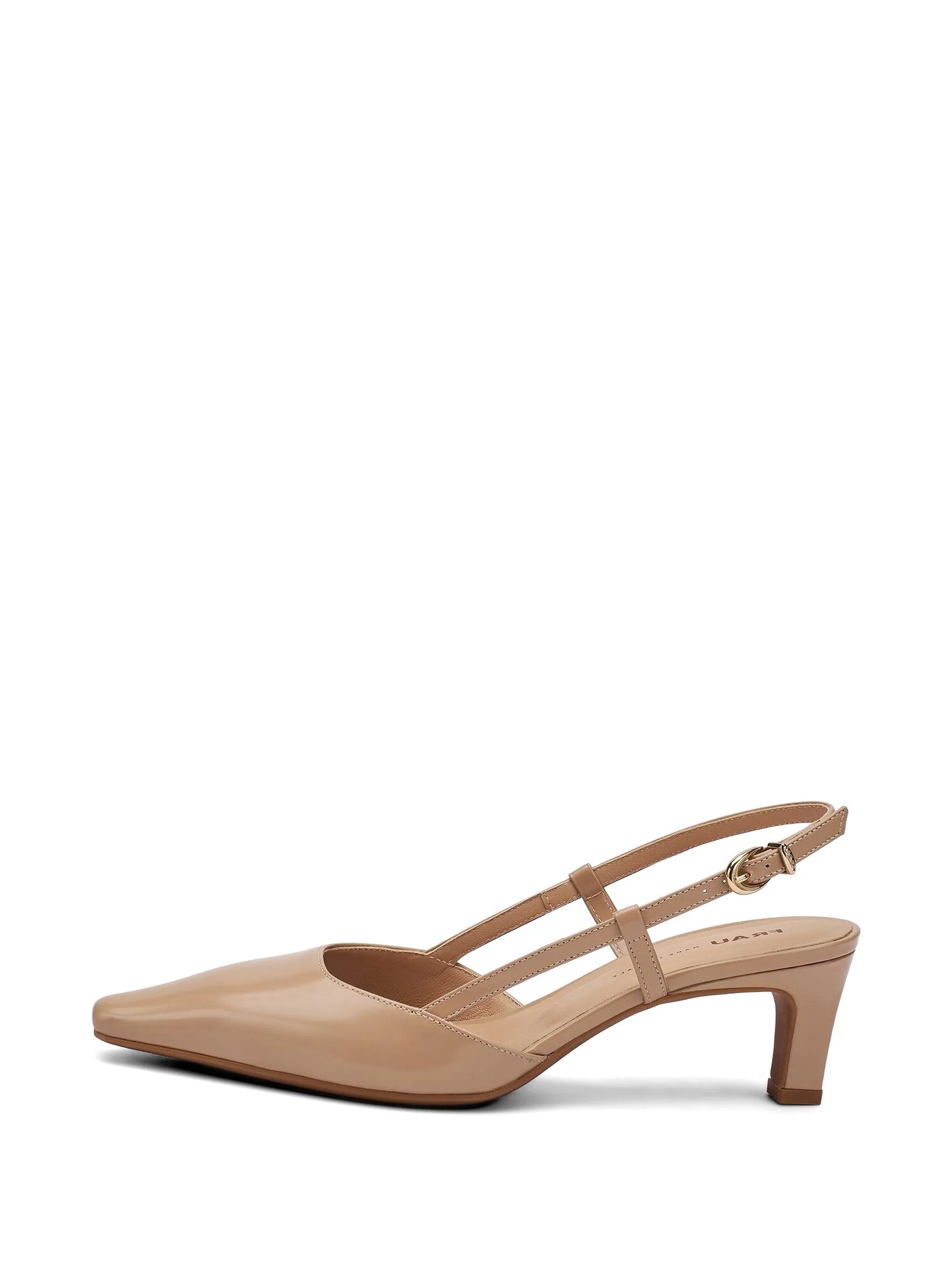 Туфли Semi-polished leather slingbacks 