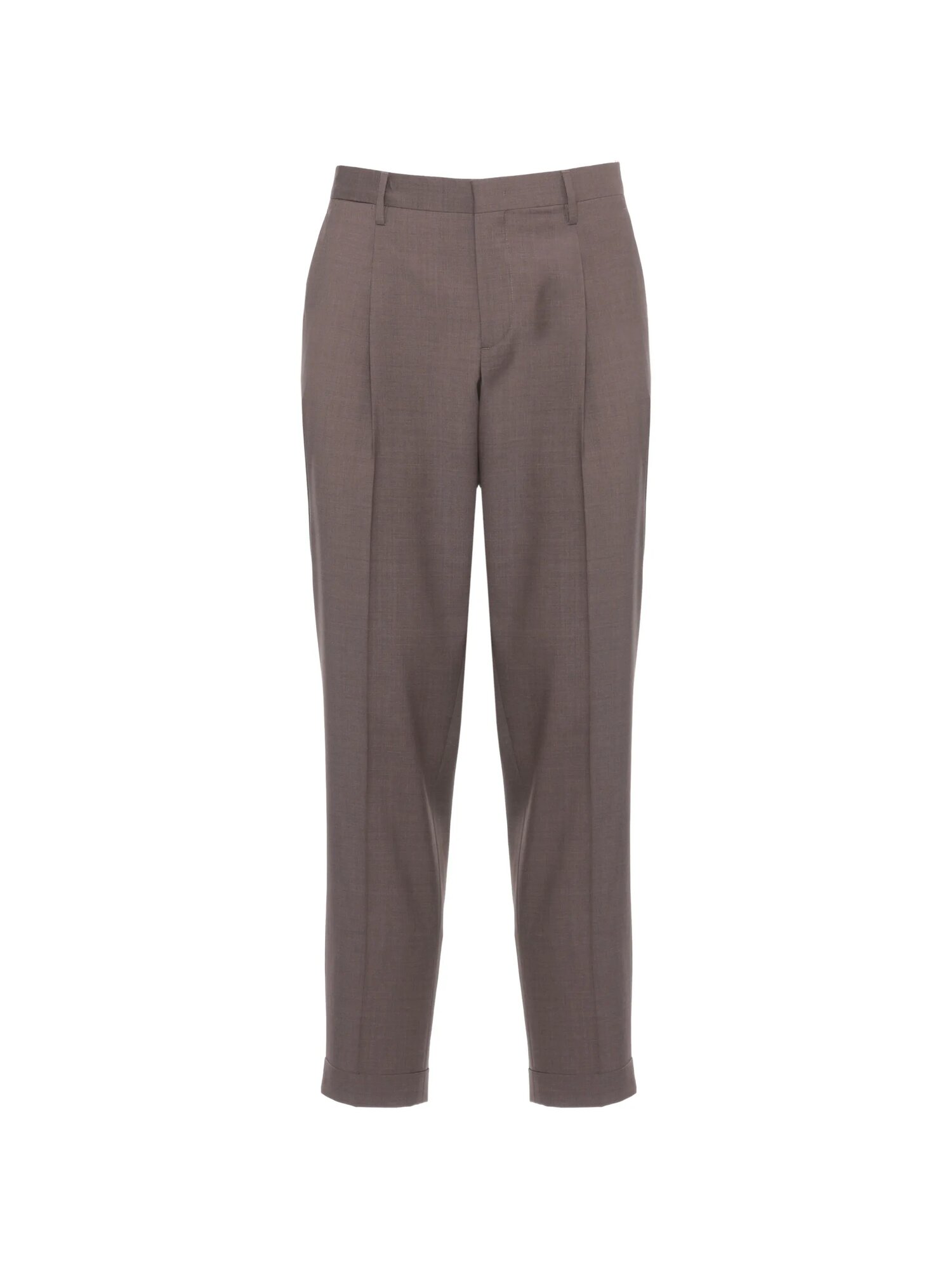 Брюки Pleated turn-up trousers