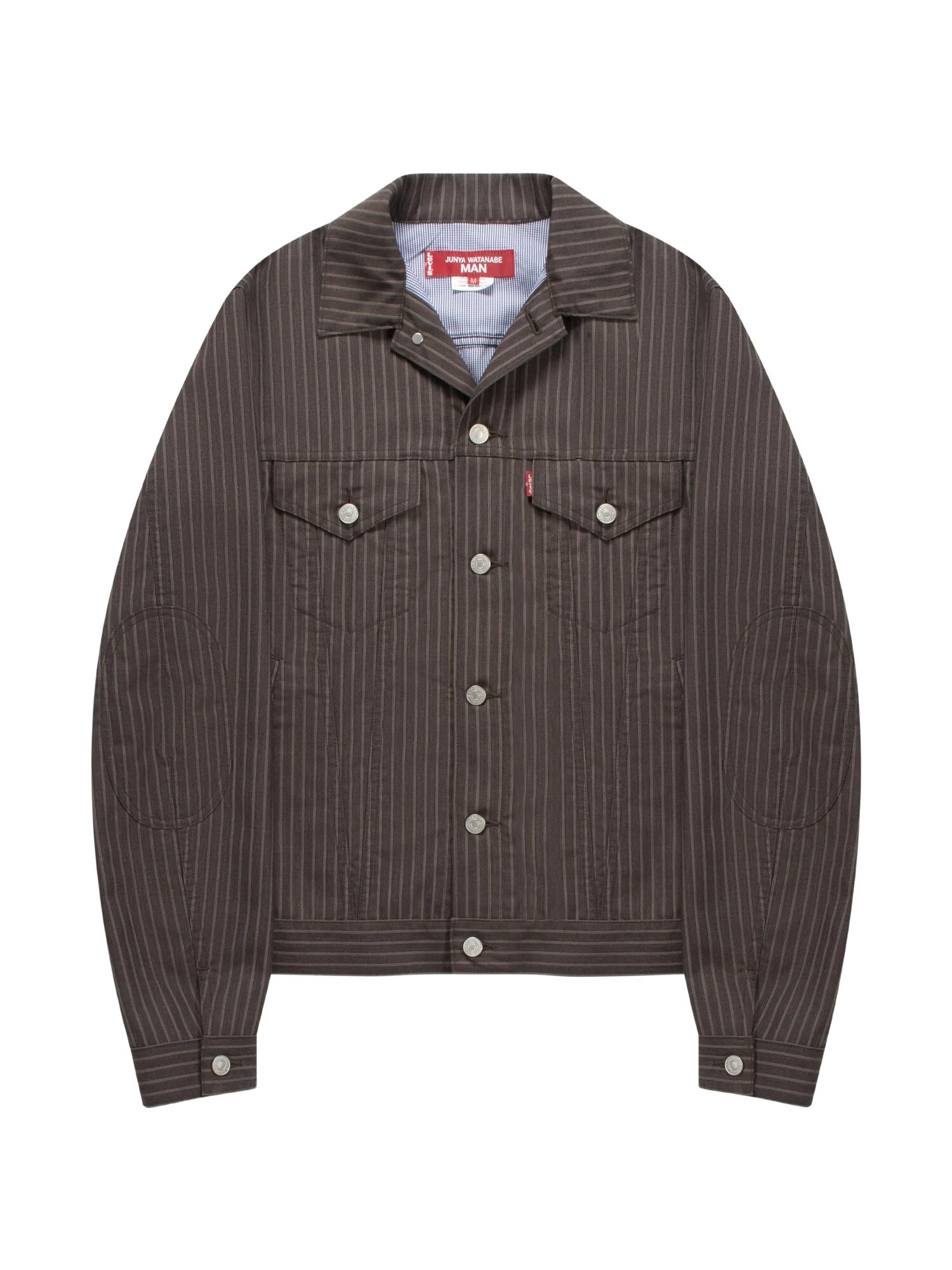 Куртка Pinstripe elbow-patch jacket