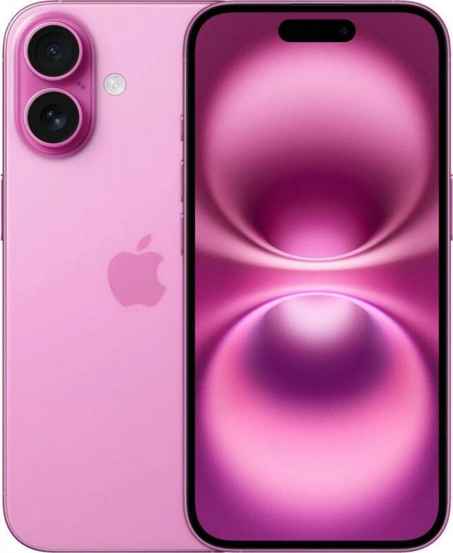 Смартфон Apple iPhone 16 256 ГБ Pink EU версия, оригинал, гарантия 1 год