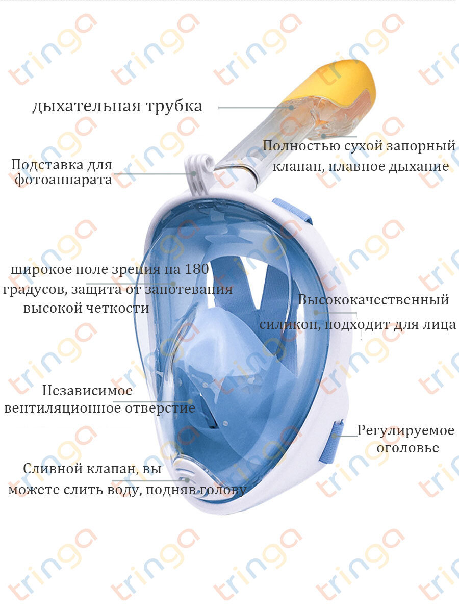 Маска для снорклинга — фото 1