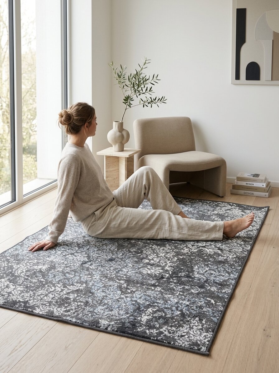 Ковёр Natali's Carpets прикроватный, комнатный /вискоза 100*140, Бельгия — фото 1