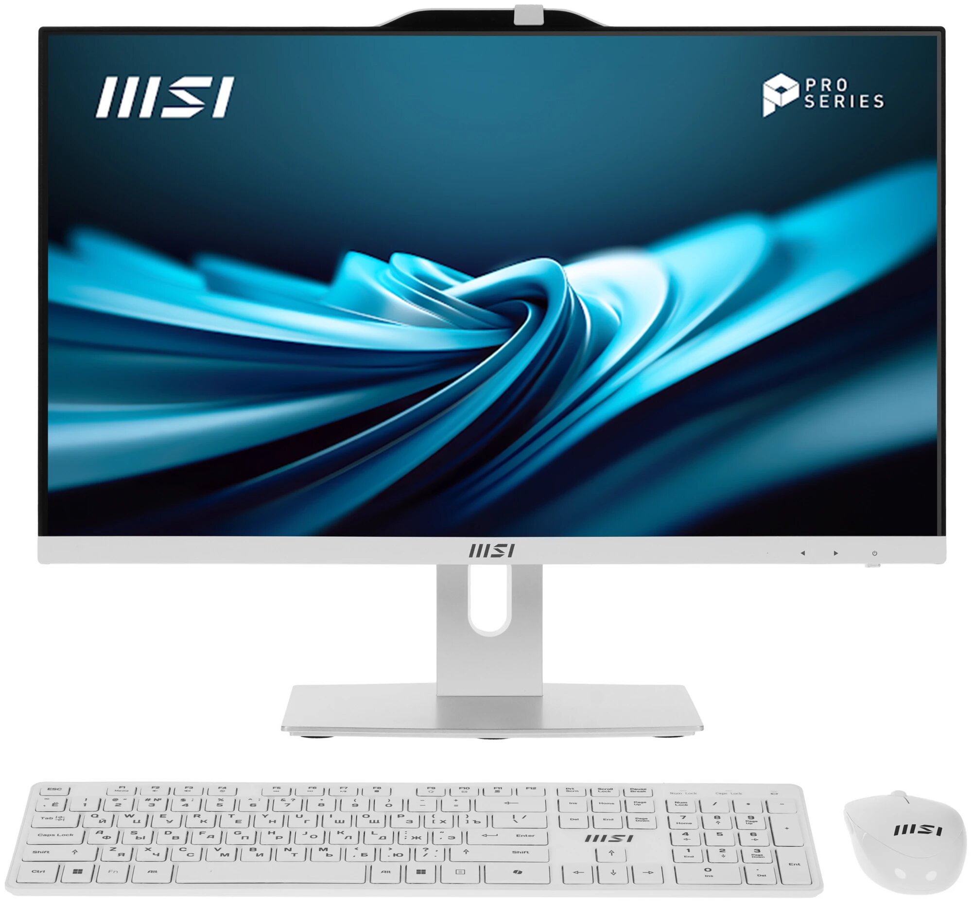 Моноблок MSI Pro AP242P 14M 23.8"FHD; IPS/i3 14100/16Gb/SSD 512GB/UHDG 730/Win11pro/белый