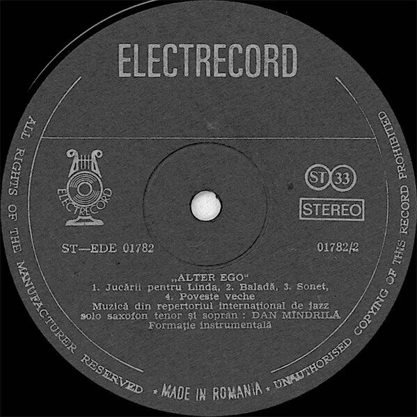 Dan Mindrila - Alter Ego EX- — фото 1