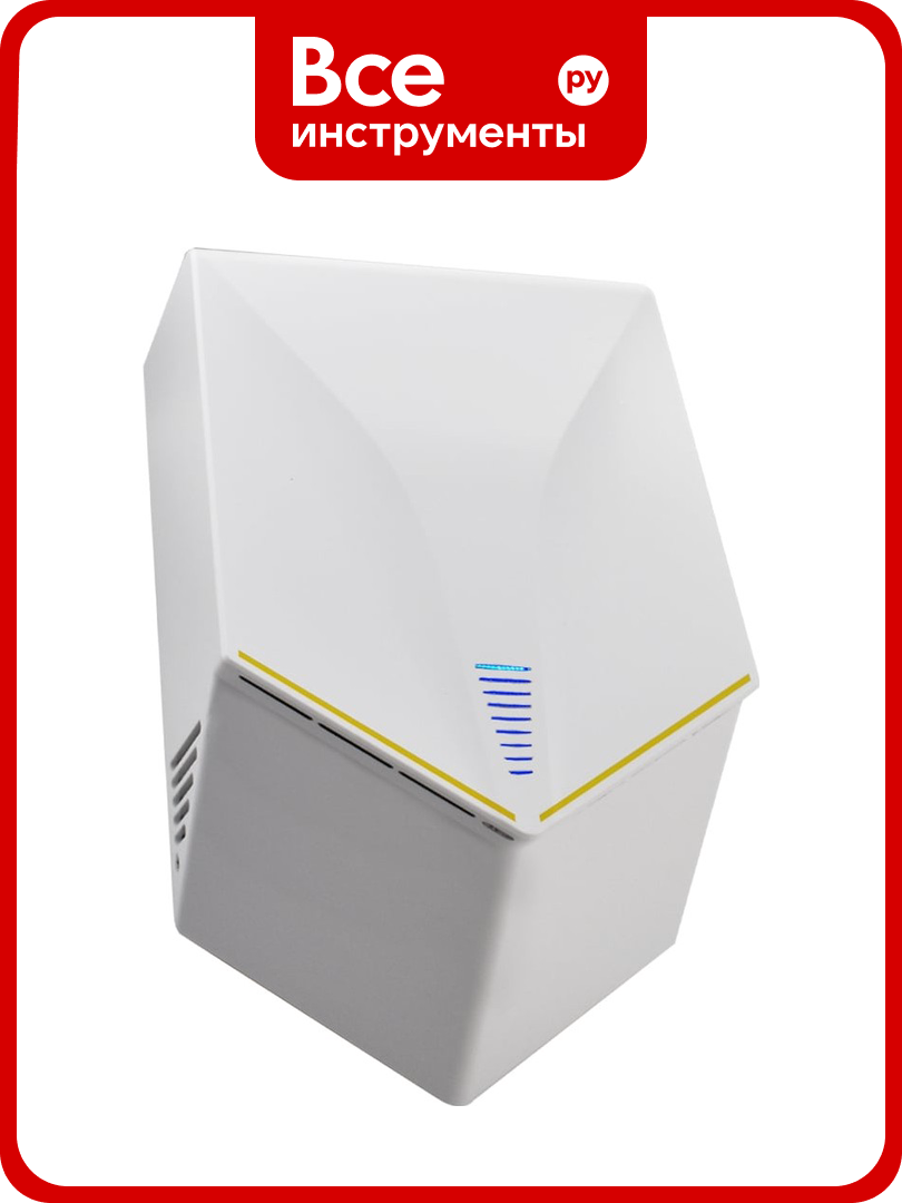 Сушилка для рук G-teq 8860 PW скоростная, 1 кВт, пластик белый 11.38, рук