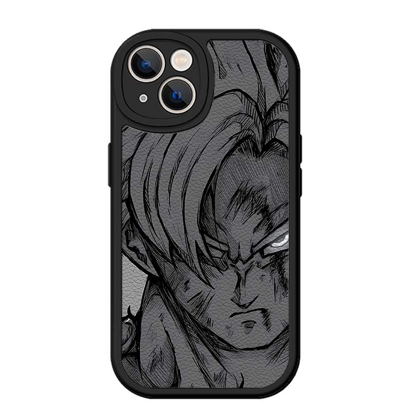 Чехол для iPhone 12 Pro Max с дизайном Гоку, из искусственной кожи, подходит к модели iPhone 12 Pro Max