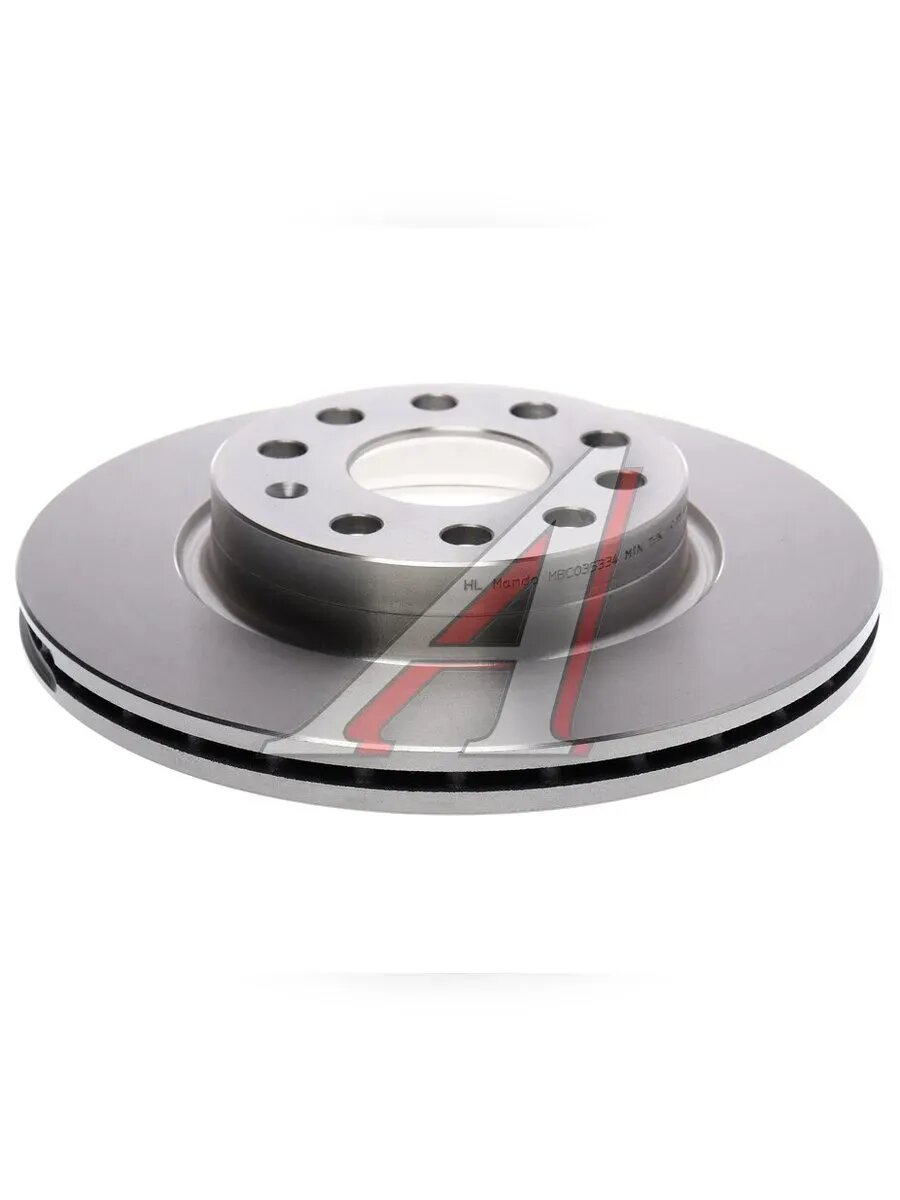 Диск тормозной MANDO передний для VW Golf 5, Audi A3,