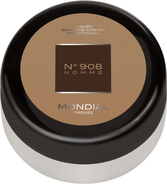 MONDIAL Крем для бритья №908, пластиковая чаша №908 Homme Luxury Shaving Cream Traditional 1 шт.