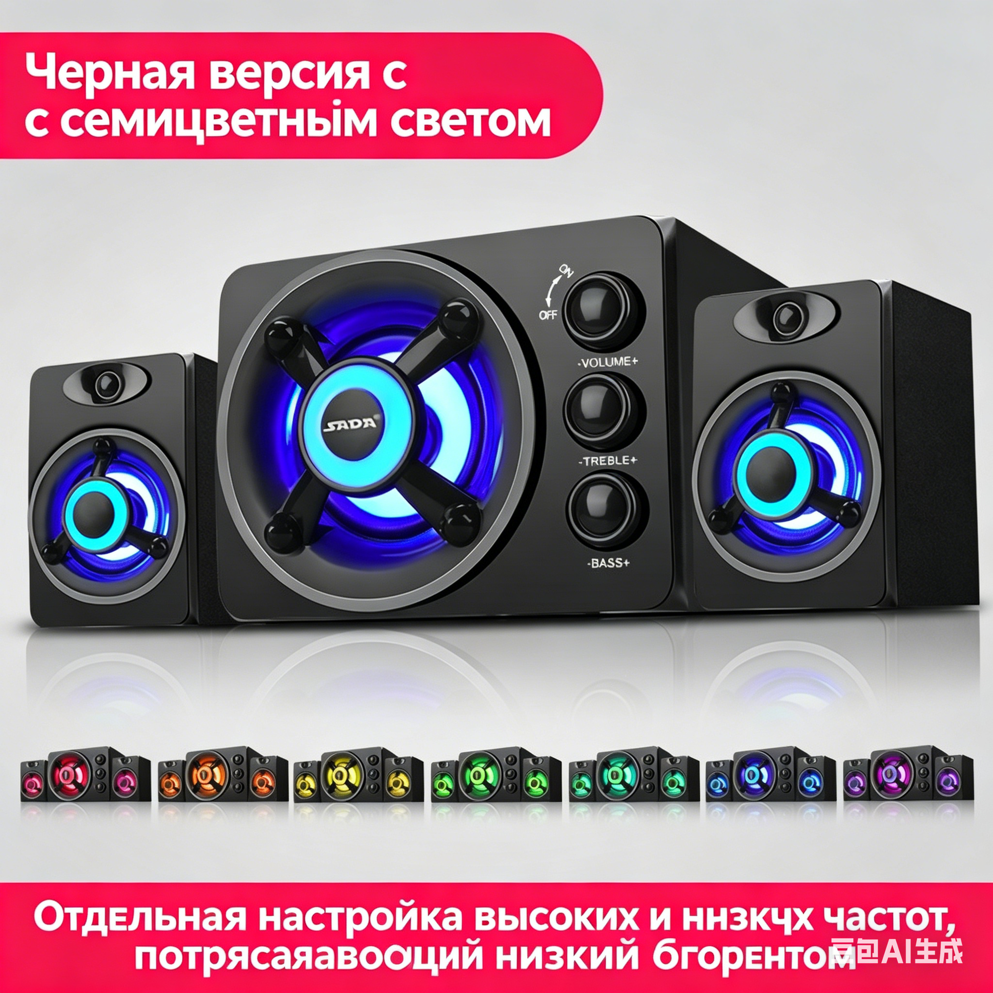 Компьютерная проводная Bluetooth-колонка, настольная универсальная креативная персонализированная USB-мини-колонка