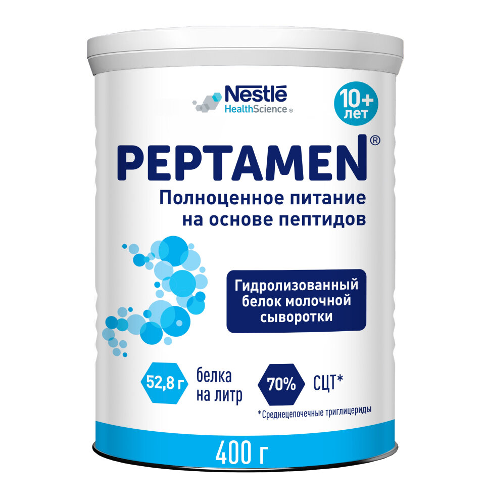 PEPTAMEN смесь на основе гидролизованного белка молочной сыворотки для детей старше 10 ЛЕТ И взрослых С аромат