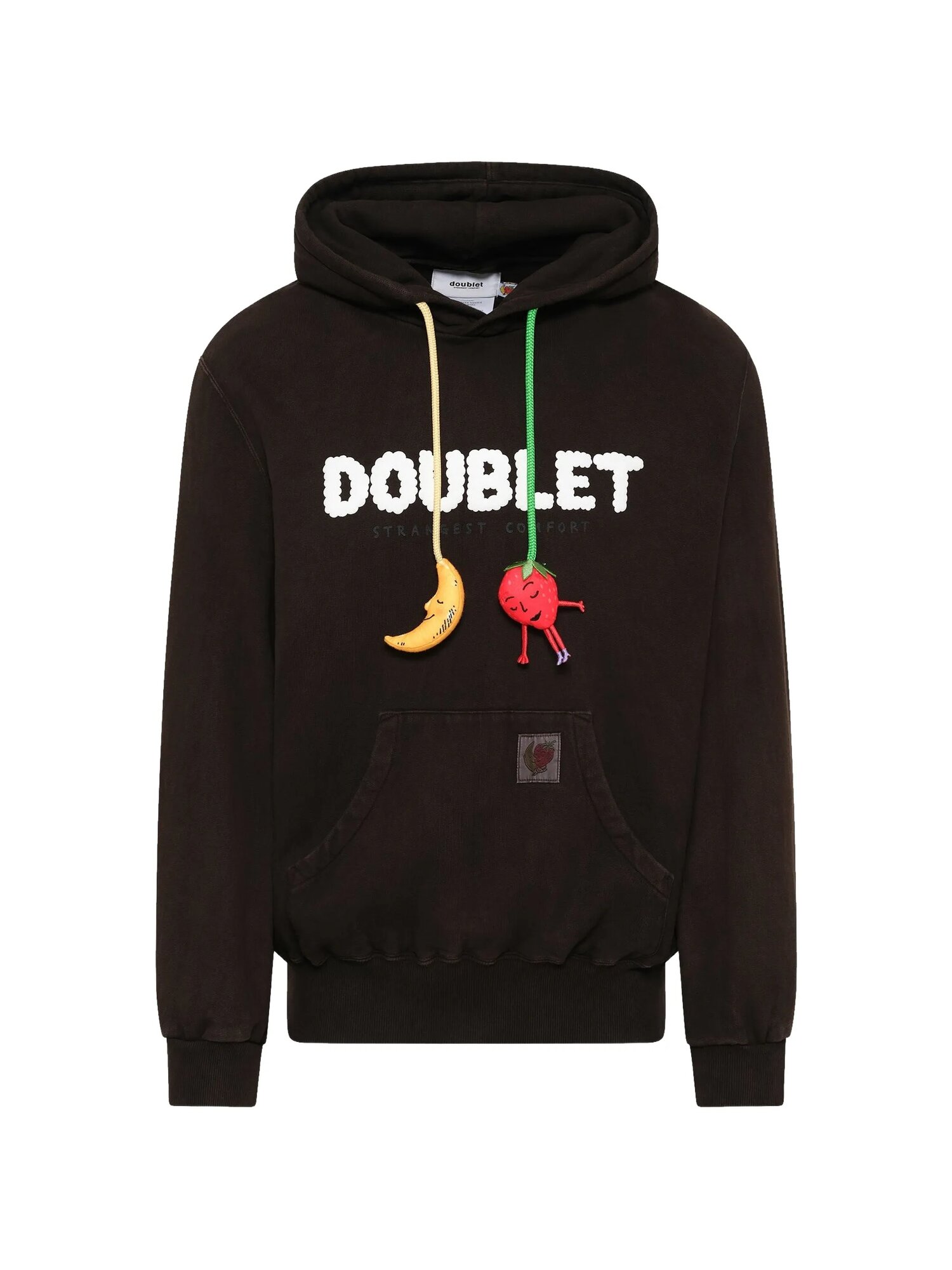 Худи Mud-dyed logo-appliqué hoodie