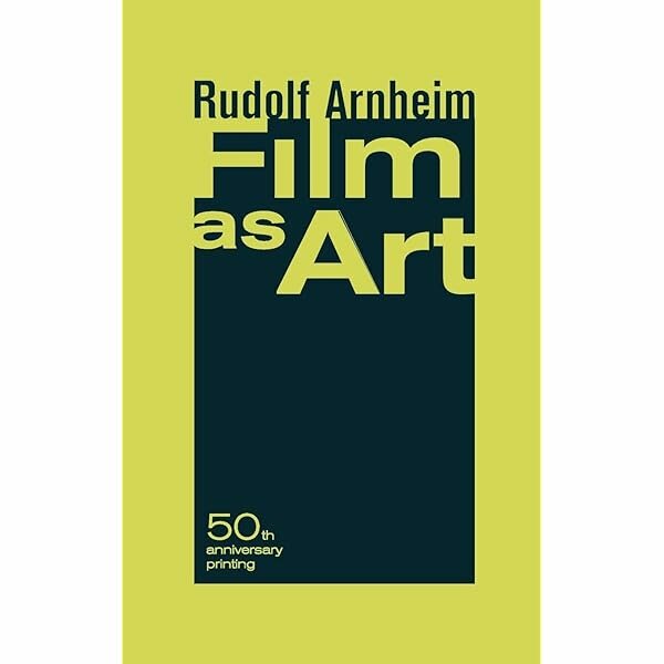 Film as Art, 50th Anniversary Printing，Reprinted paperback book