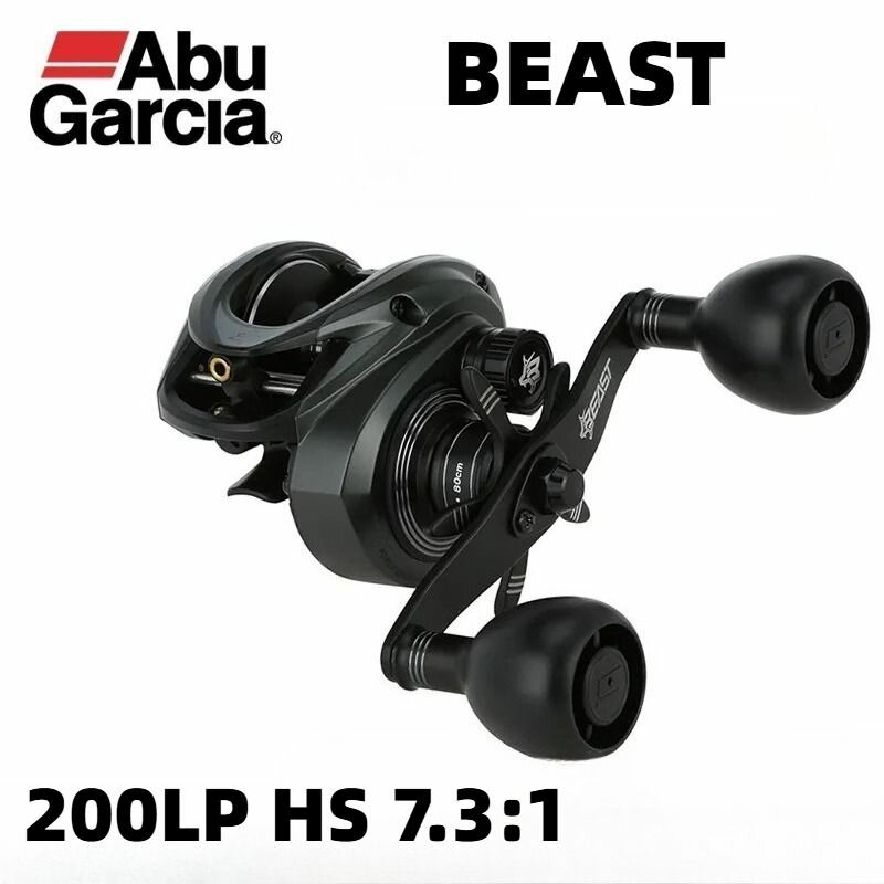 25 ABU GARCIA BEAST Мощная рыболовная катушка Long shot black thunder