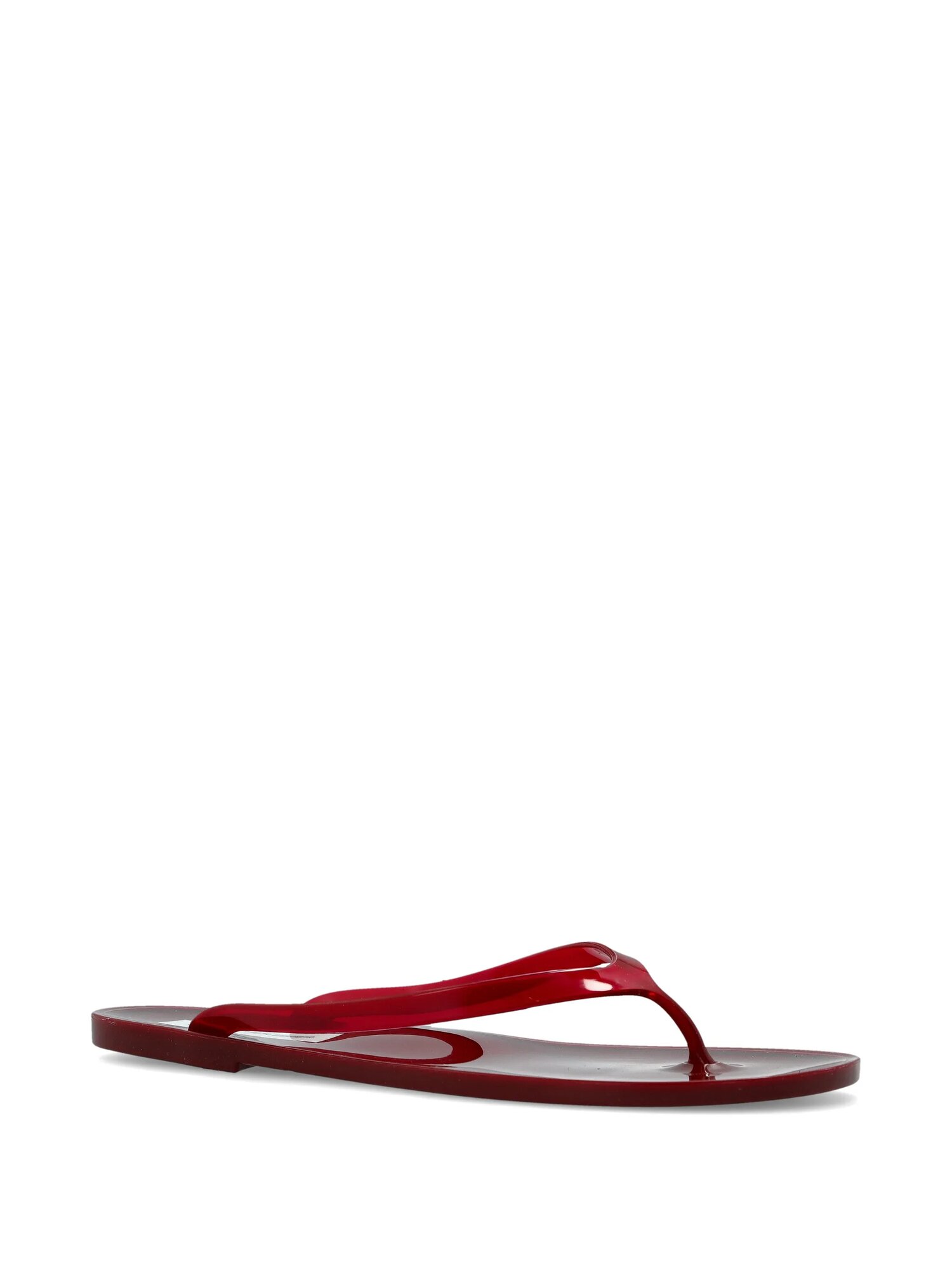 Шлёпанцы Christopher Esber Jo glossy flip-flops, размер 36, красный — фото 1