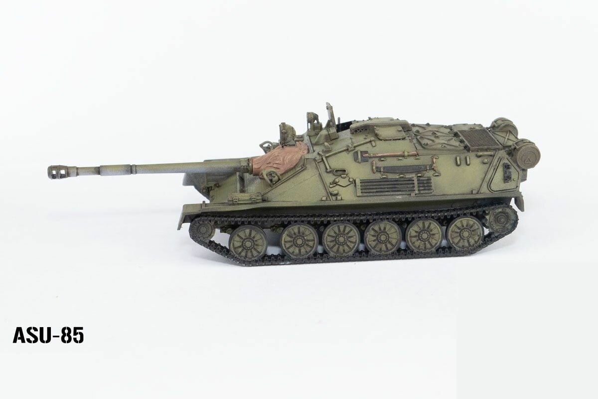 АСУ-85. ASU-85. Масштабная модель 1:72.