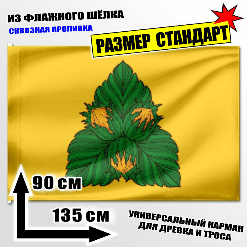 Флаг Орехова-Борисова Южного 135x90 см.