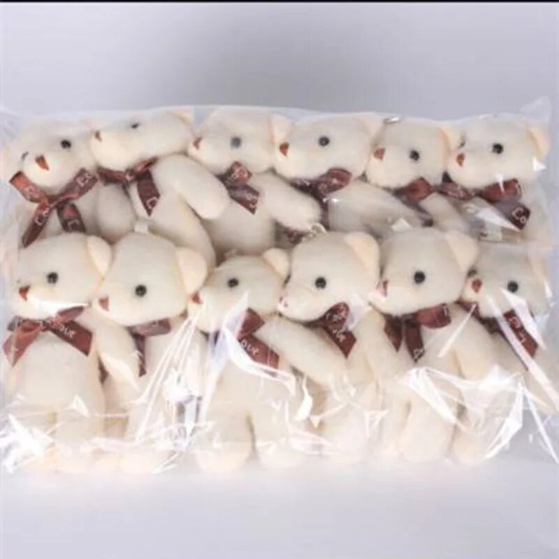 Бежевые плюшевые мишки Teddy, WHITE