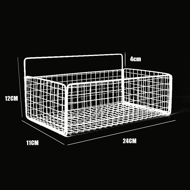 Металлическая сетчатая полка для хранения White shelf