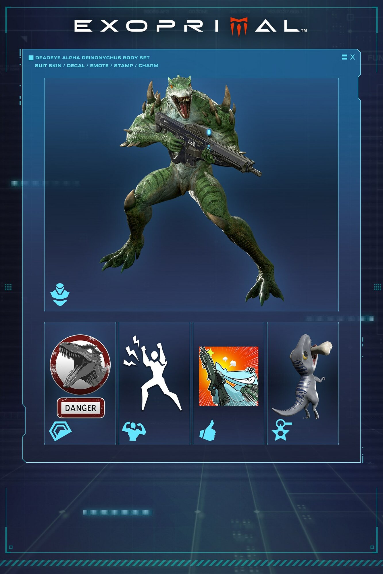 Дополнение Deadeye Alpha Deinonychus Body Set — Xbox Series X|S, Xbox One, PC — Ключ активации