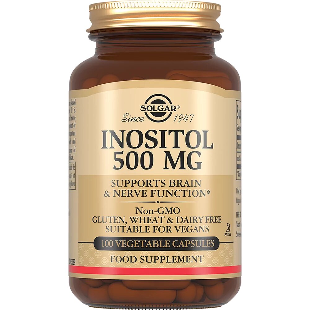 БАД Solgar Капсулы "Инозитол 500 мг", 100 шт. Inositol 500 mg