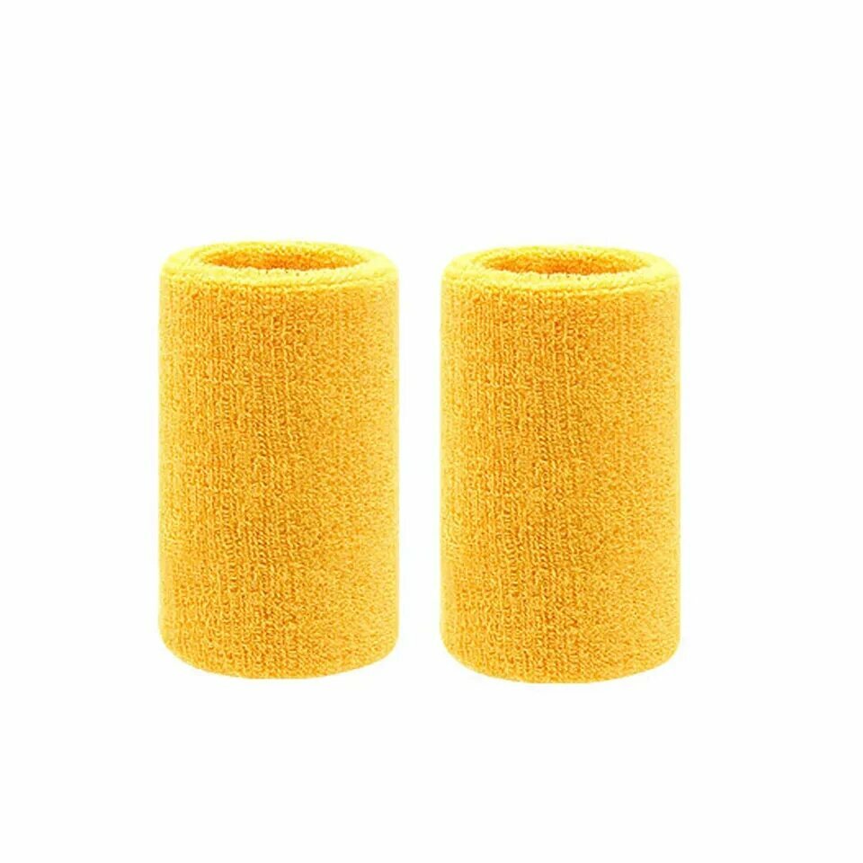 AOLIKES Повязки на запястье из хлопка Желтый, Yellow 11cm