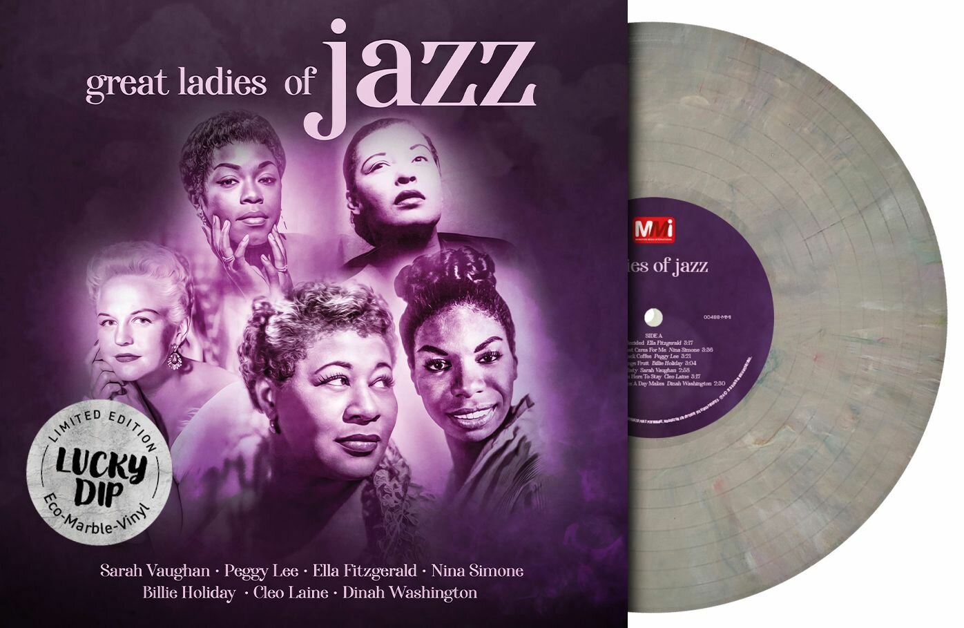 Сборник – Various Artists: Great Ladies Of Jazz [Lucky Dip Marble Vinyl] (LP)