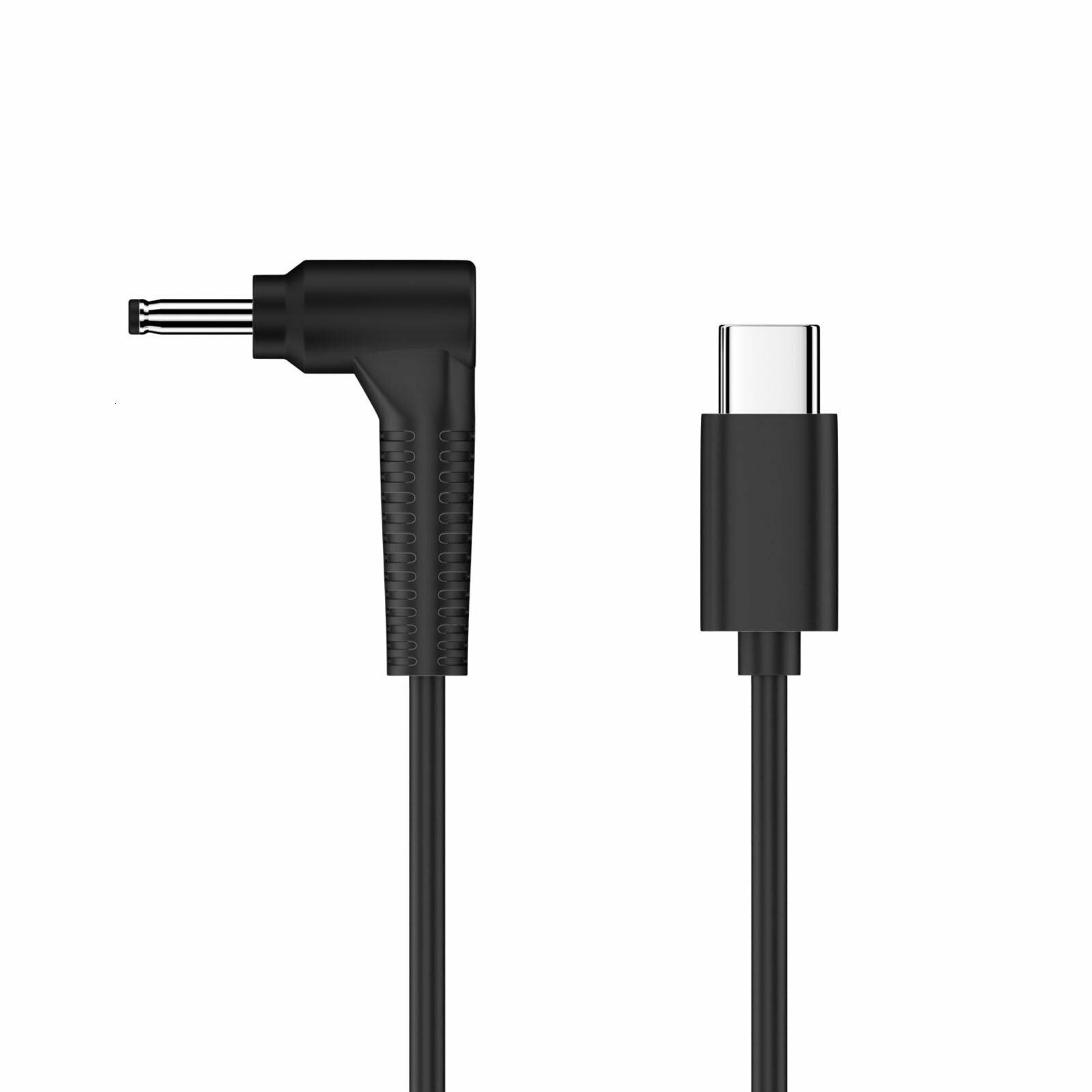 Кабель-адаптер USB C PD 20V на 5.5x2.5/2.1мм, 3,5x1,35 мм