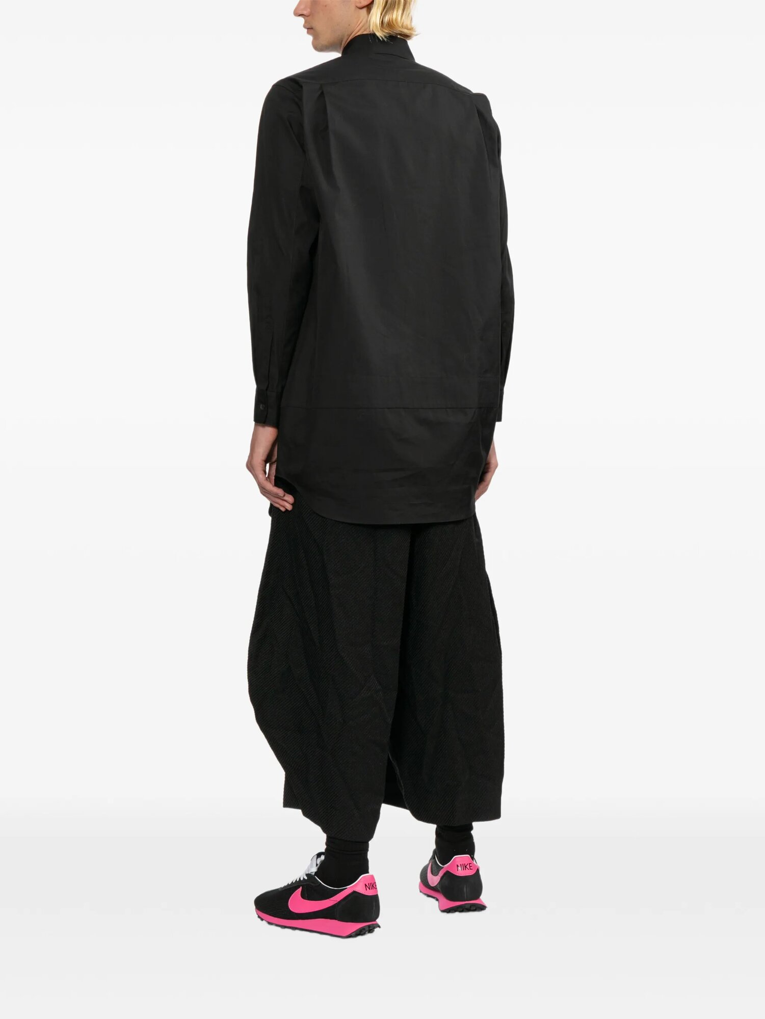 Рубашка BLACK COMME des GARCONS, размер M, черный — фото 1