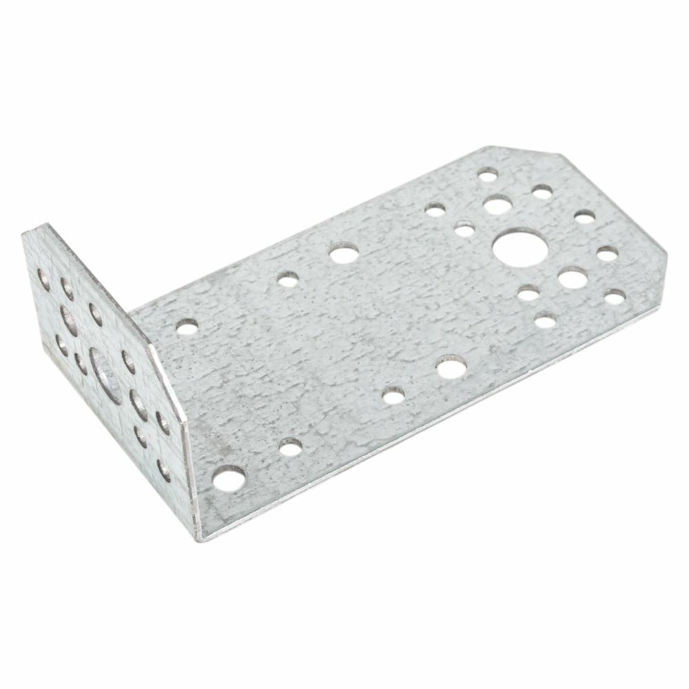 Уголок крепежный STARFIX асимметричный, 65x130x50 мм, KUAS белый цинк SMP-43143-1
