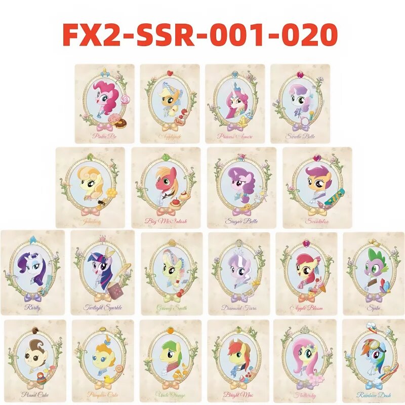 KAYOU My Little Pony Starry Bag 2 AR BP SSR UR USR или SCR Редкие коллекционные карты Периферийные устройства в стиле аниме