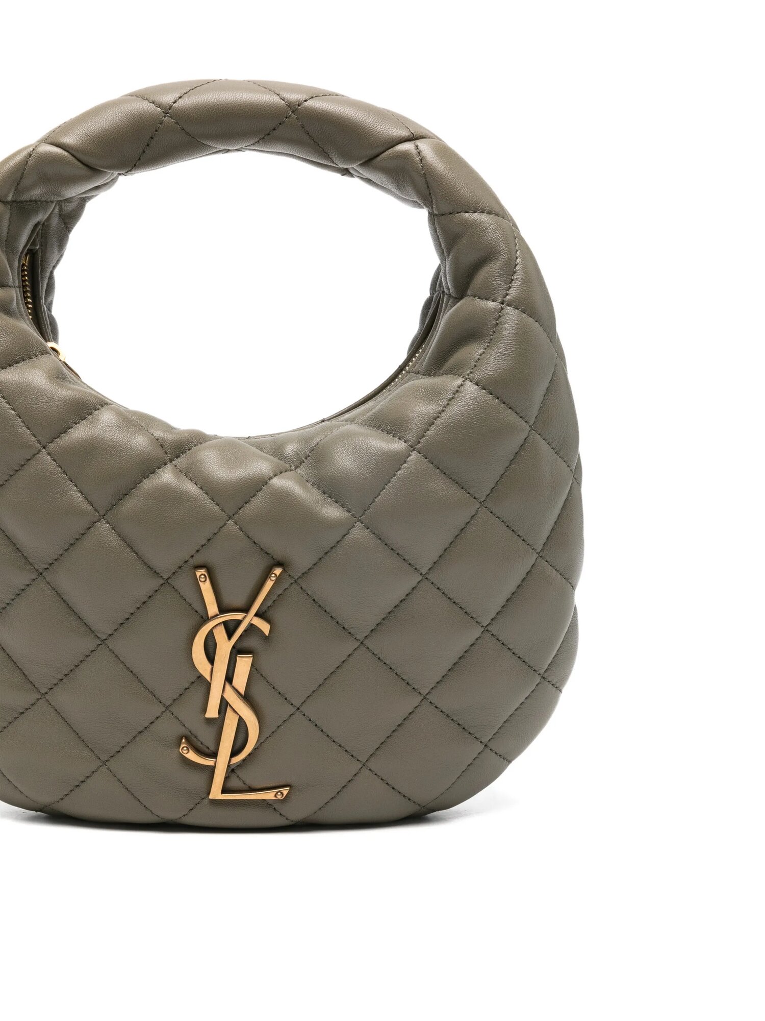 Сумка Saint Laurent, зеленый, — фото 1