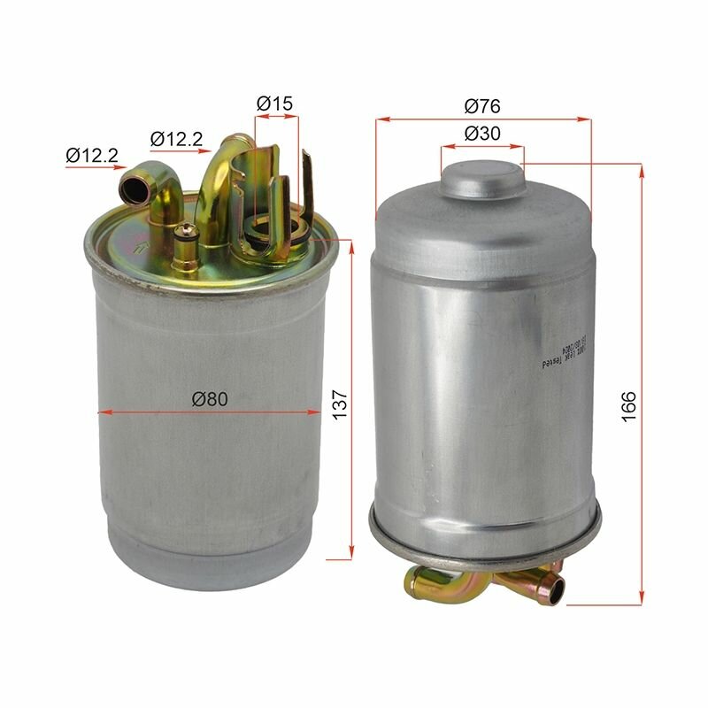 Фильтр топливный audi a6/c5 2.5 tdi 97-05/vw passat b5 2.5 tdi 96-05 SAT ST-057127401A, oem 057127435D