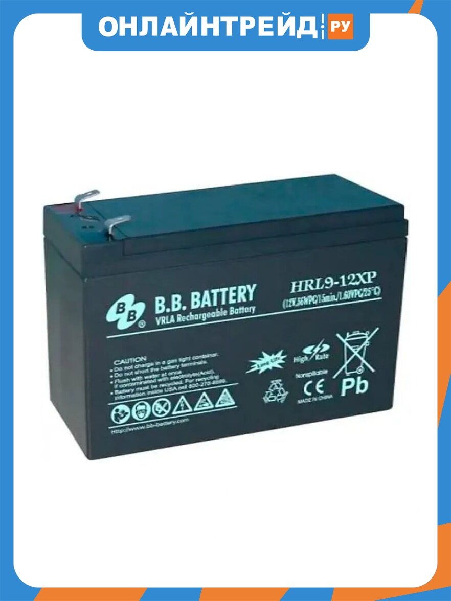 Батарея для ИБП BB Battery BB HRL 9-12XP 12В 9Ач